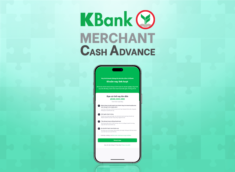 Khoản vay linh hoạt từ KBank